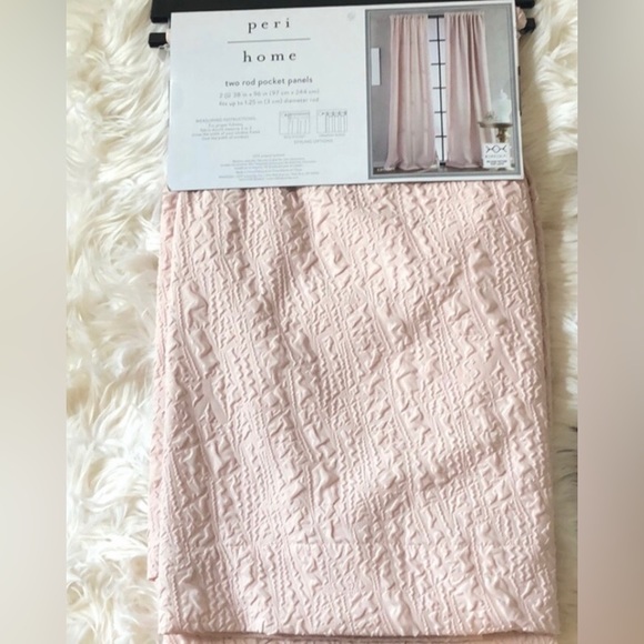 Peri | Accents | Peri Blush Pink Window Curtain Panels 2 | Poshmark